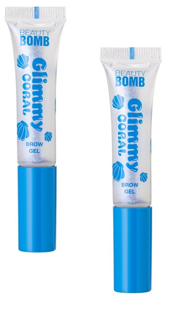 Гель для бровей Beauty Bomb Brow Gel «Glimmy Coral» 01 2шт