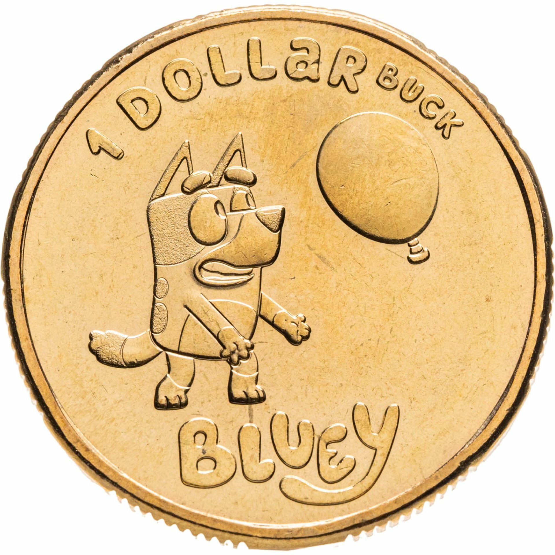 Австралия 1 доллар dollar 2024 "Блуи Долларбакс - Блуи", Алюминиевая бронза, в сохранности UNC