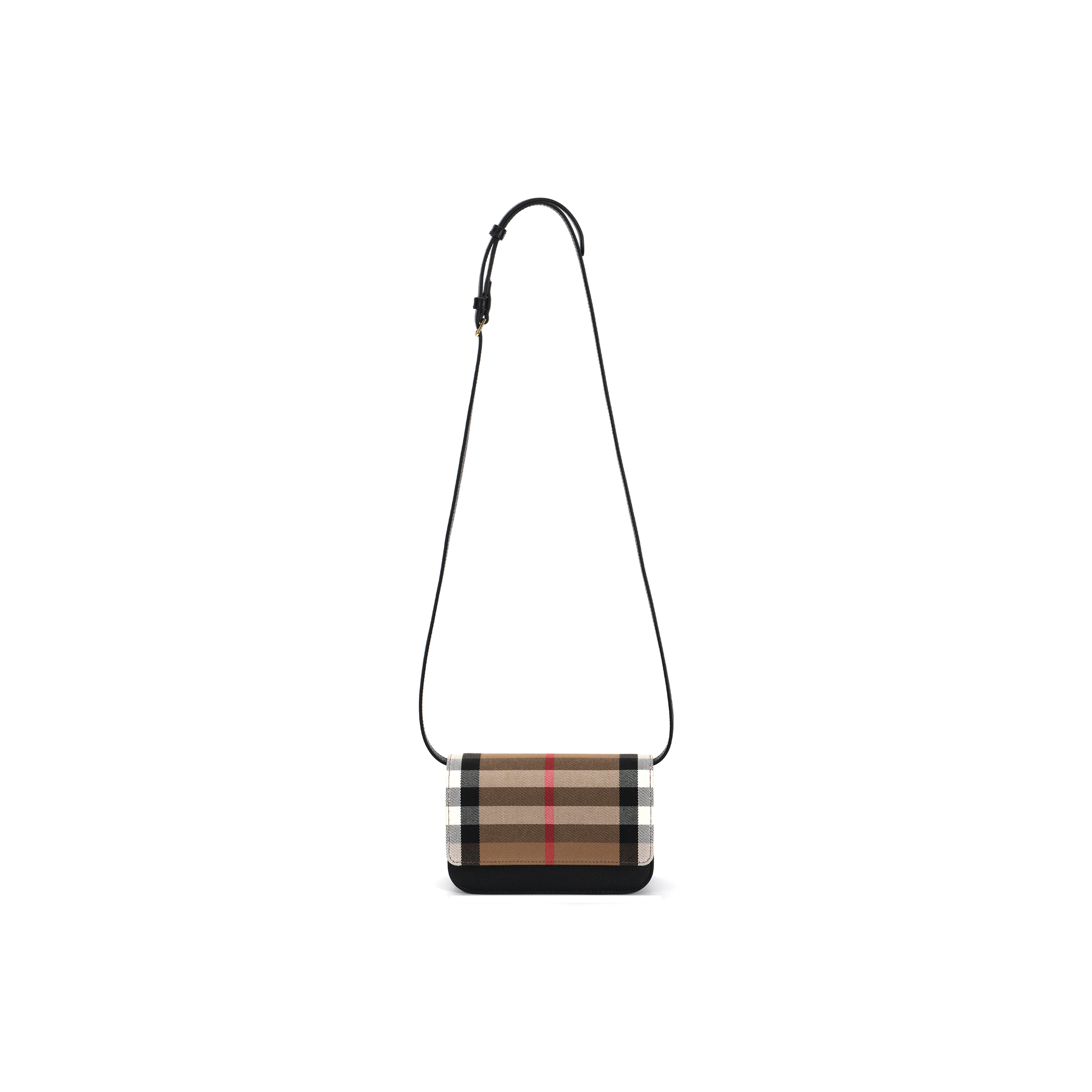 Сумка BURBERRY, фактура плетеная, черный — фото 1