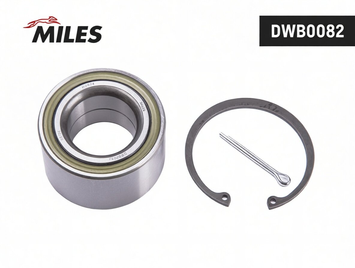 Подшипник ступицы передний NISSAN ALMERA 00- (SKF VKBA 3272) DWB0082 Miles арт. DWB0082