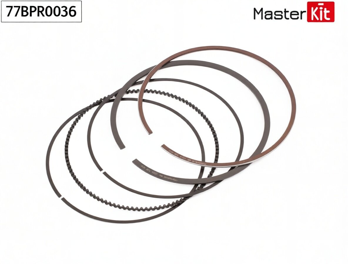 Кольца поршневые (к-т на 1 поршень) (STD) TOYOTA 2AZ-FE 77BPR0036 MasterKit арт. 77BPR0036