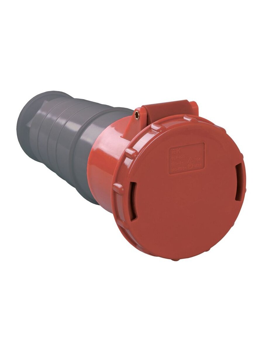 Розетка кабельная 63А 380В 3P+PE+N ССИ-235 IP54 IEK PSR22-063-5