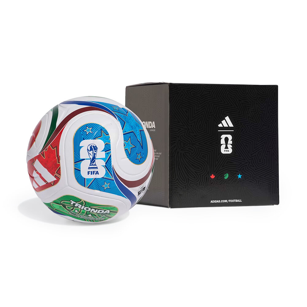 Мяч футбольный ADIDAS WC26 Trionda League BOX JD8045, размер 5, FIFA Quality, Размер 5