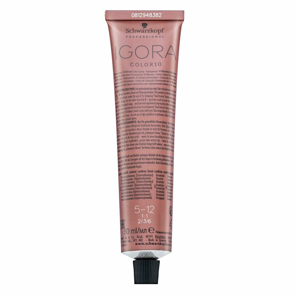 Краска для волос Schwarzkopf Professional Igora Color10 5-12 60 мл