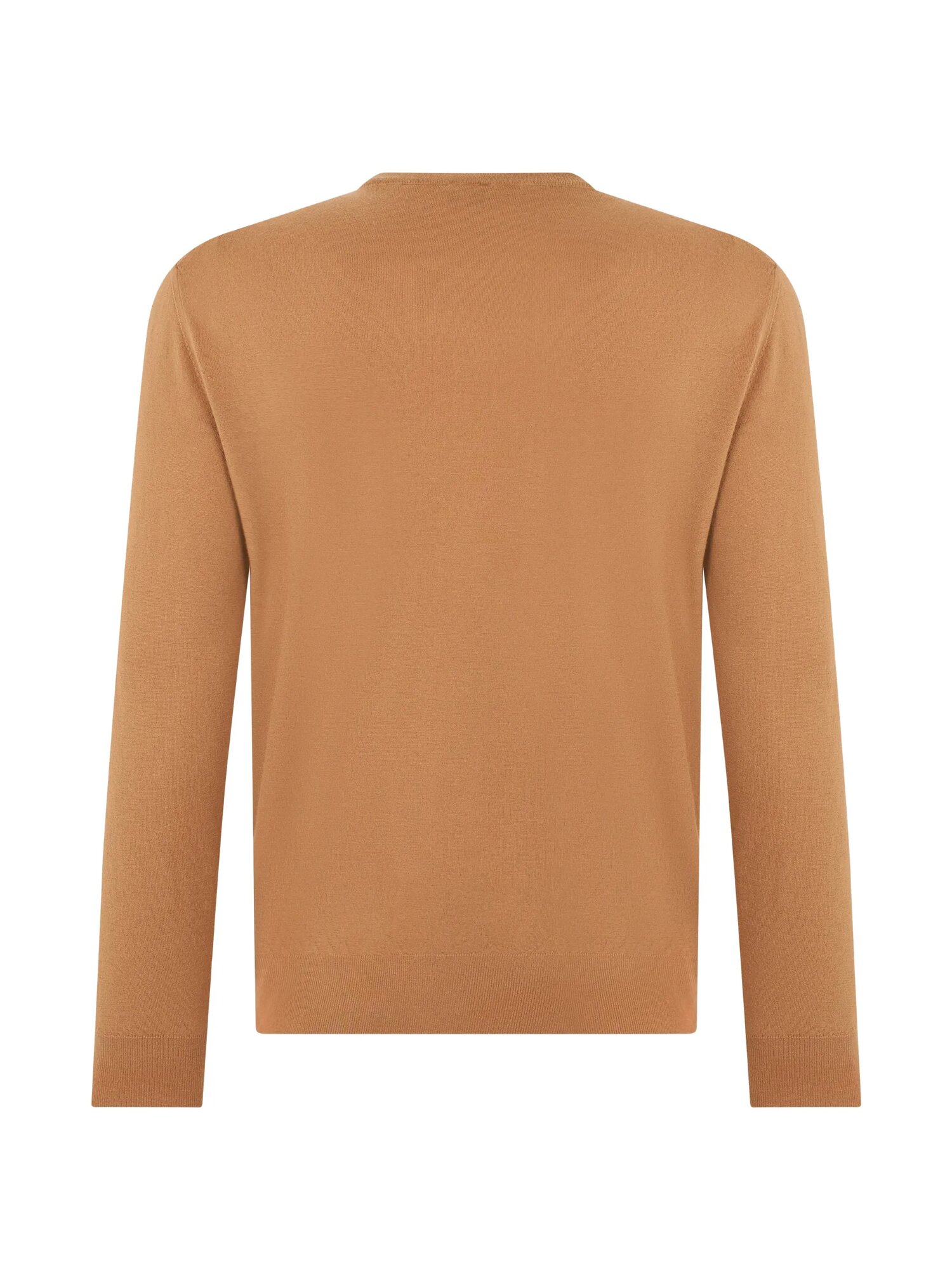 Свитер FEDELI Crew-neck cashmere sweater, размер 52, , зеленый/оранжевый — фото 1