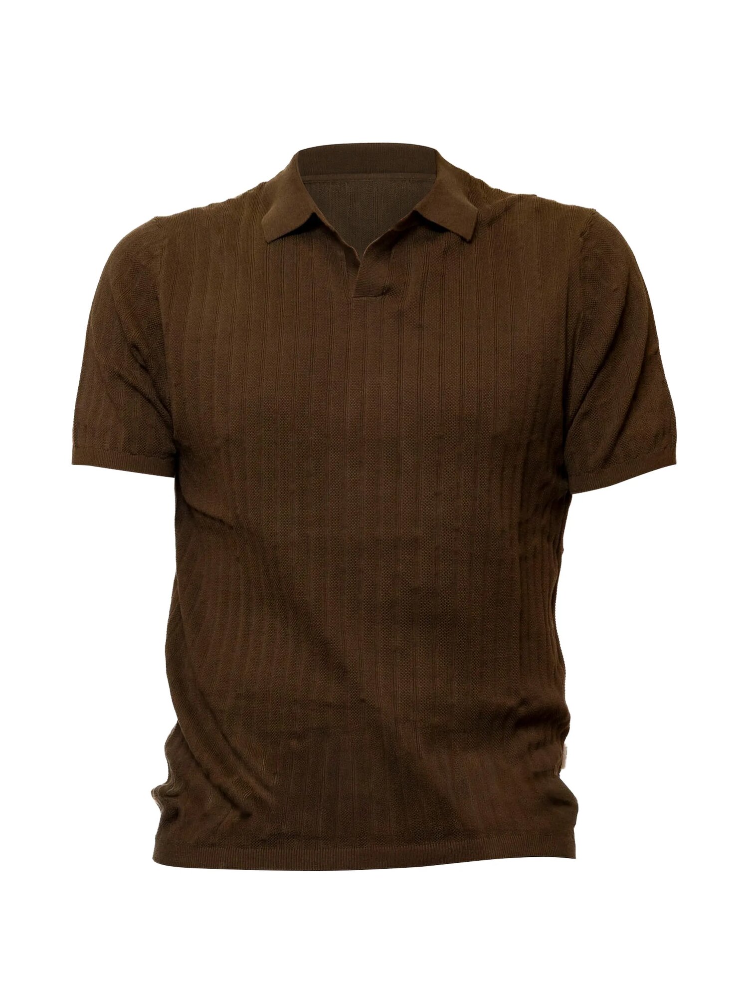 Свитер Ribbed-knit polo sweater