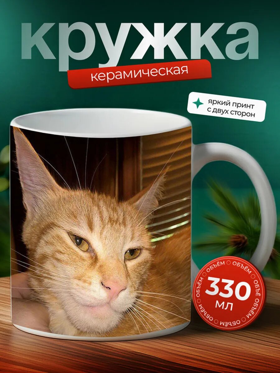 Кружка Греческий олимпийский кот 25,