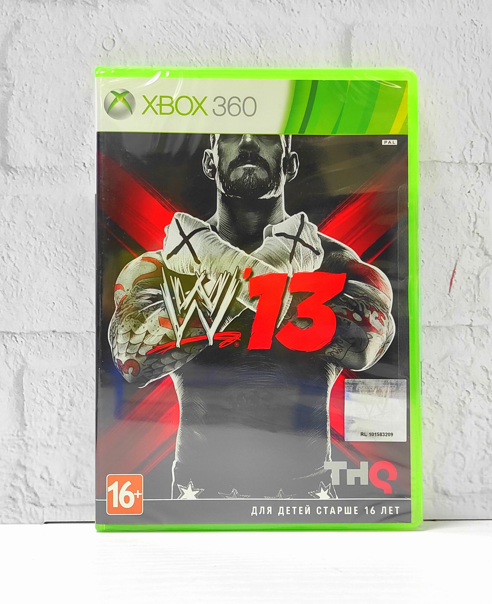 WWE 13 Английский язык Видеоигра на диске Xbox 360. Товар уцененный