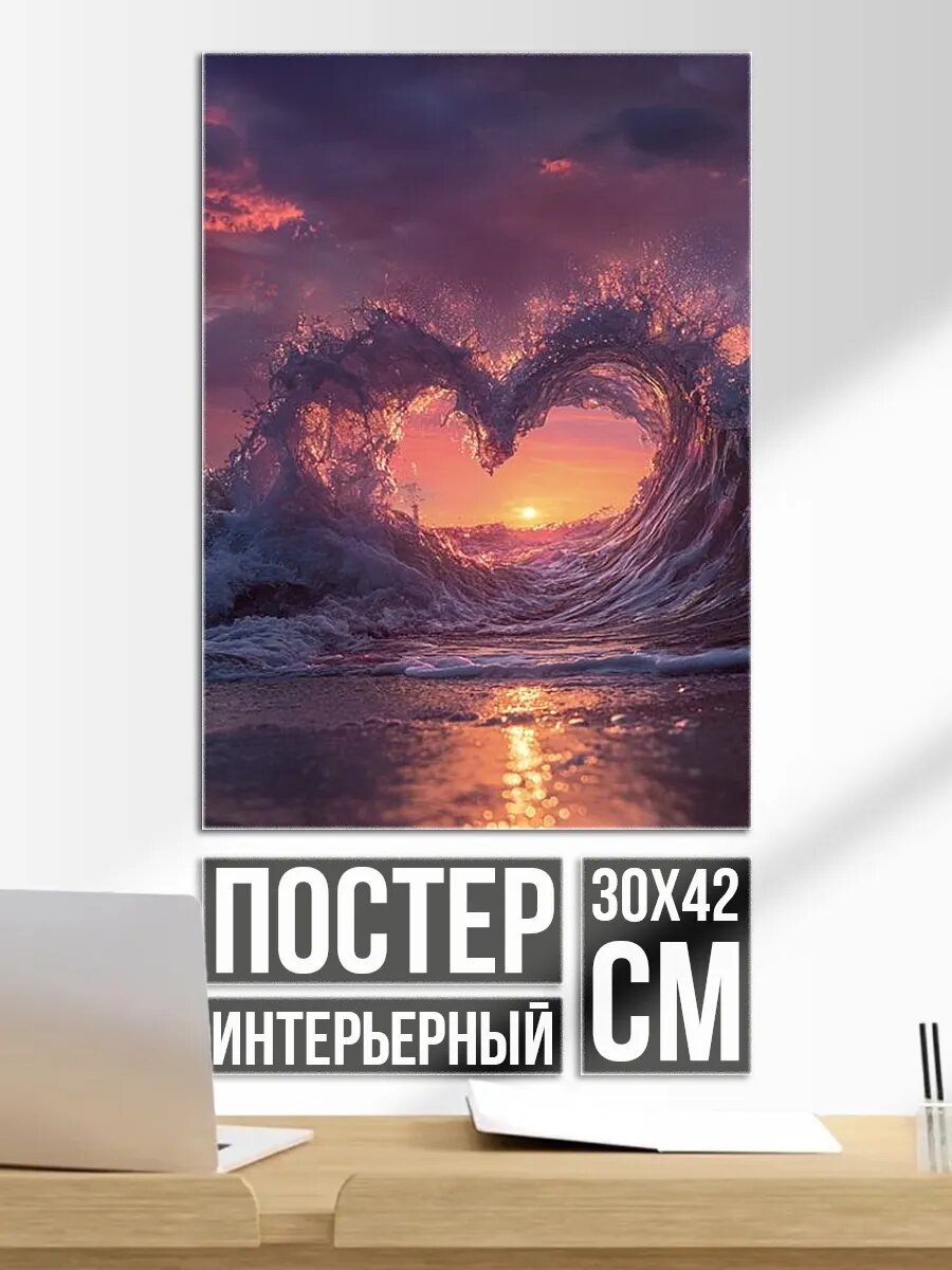 Плакат постер Сердце океана
