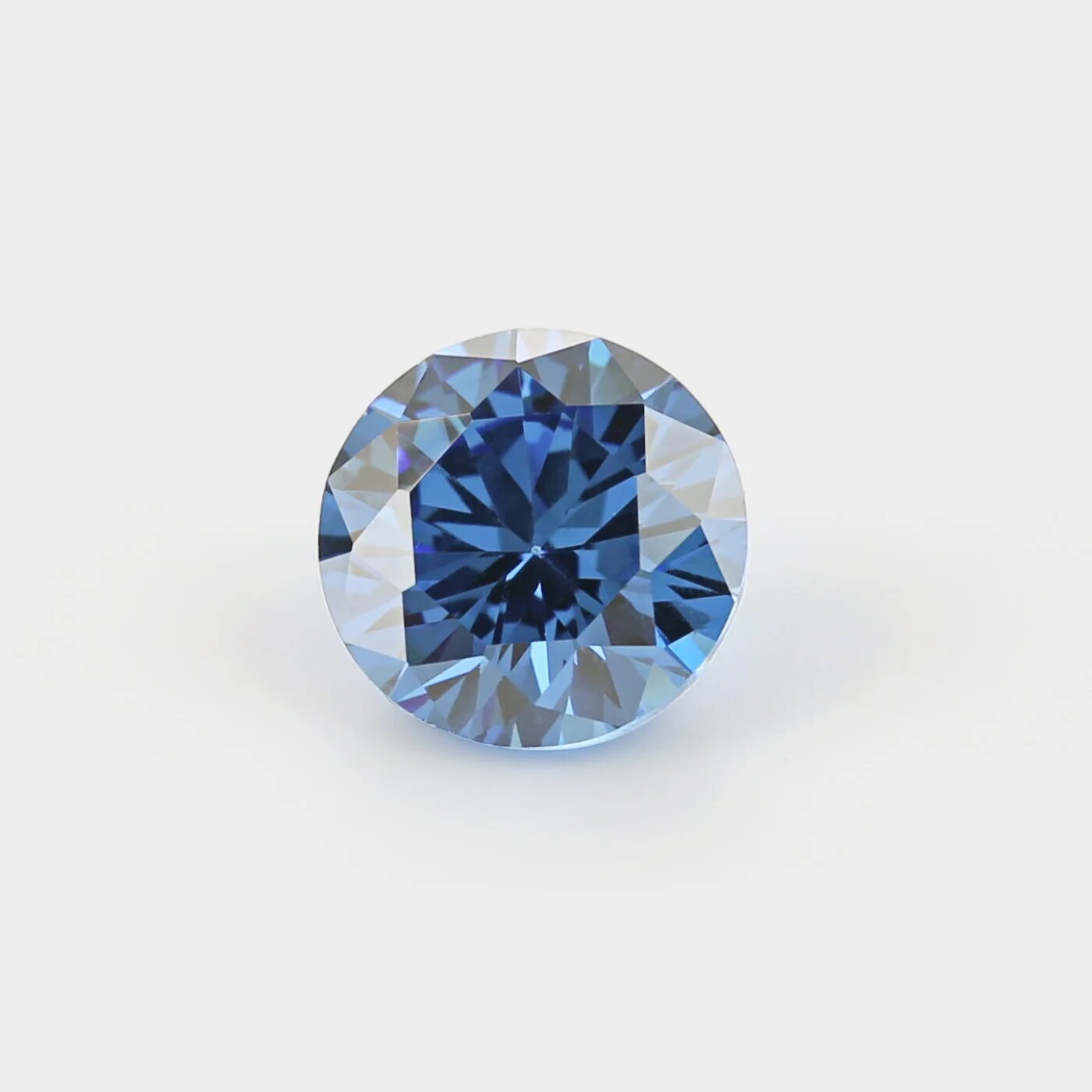 Кубический цирконий Sapphire Blue, 2.0 мм, 100шт