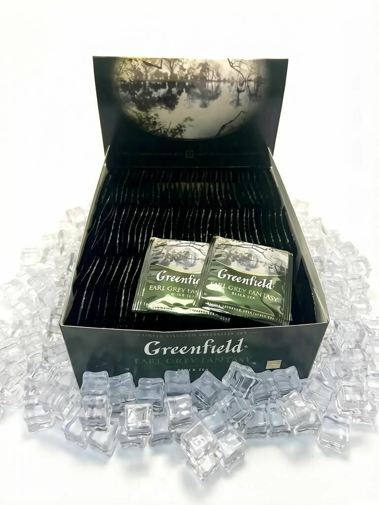 Чай в пакетиках черный Greenfield Earl Grey Fantasy, 100 шт