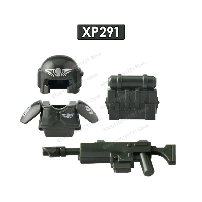 MARVEL Конструктор солдатиков Черный, XP291