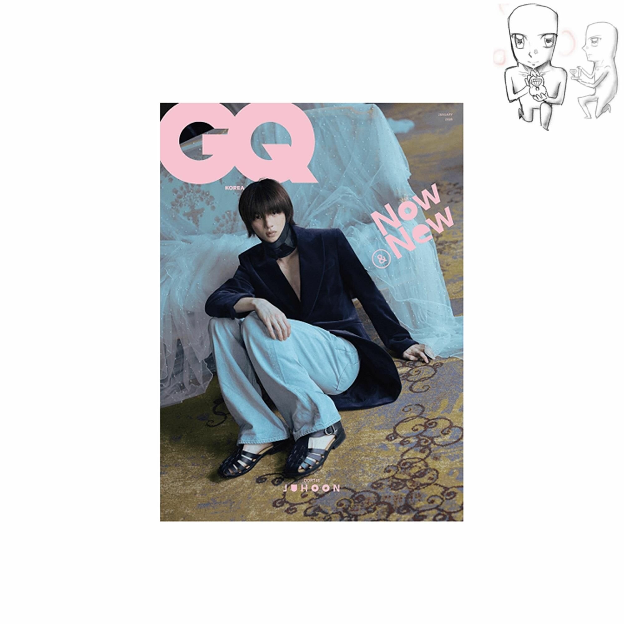 Журнал CORTIS GQ KOREA Magazine (2026.01 / D type) JUHOON январь 2026 D тип