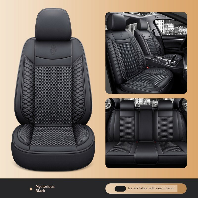 Сиденья для автомобиля GAC Trumpchi GS4/GS3/GA5/GA8/GA6 - Темно-черные стандартные чехлы, кожа и ткань