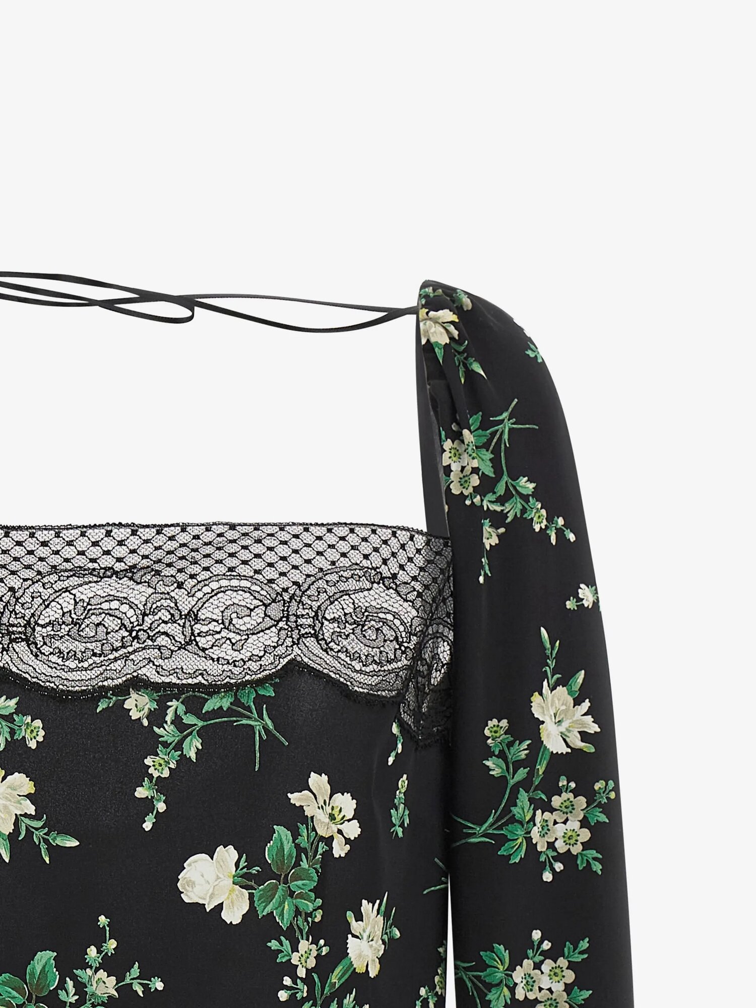 Блуза DOLCE & GABBANA Flower print blouse, размер 40 — фото 1