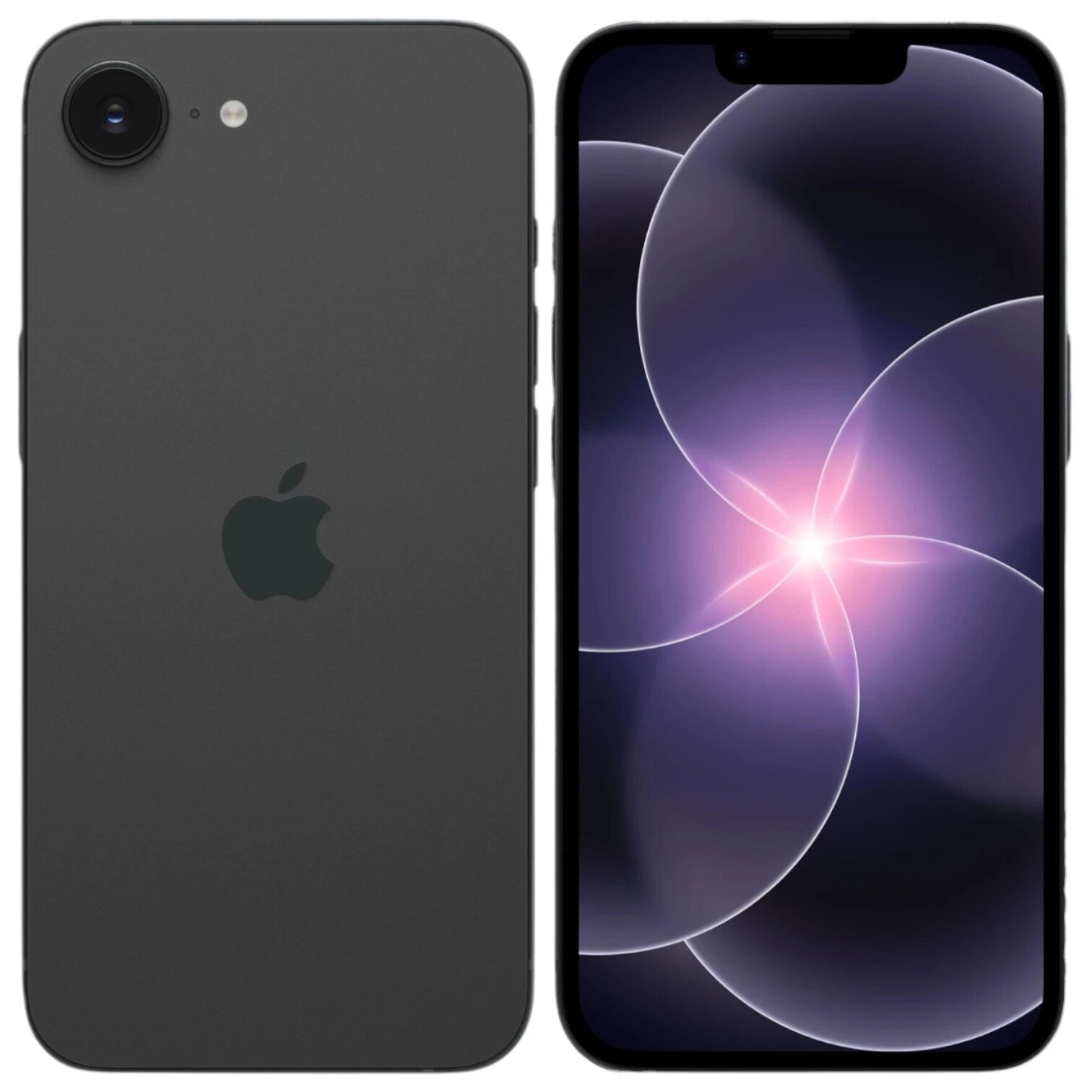 Смартфон Apple iPhone 17e, 48 Мп, 60 Гц, 256Gb, Black, eSim (Global), дизайн с «челкой»