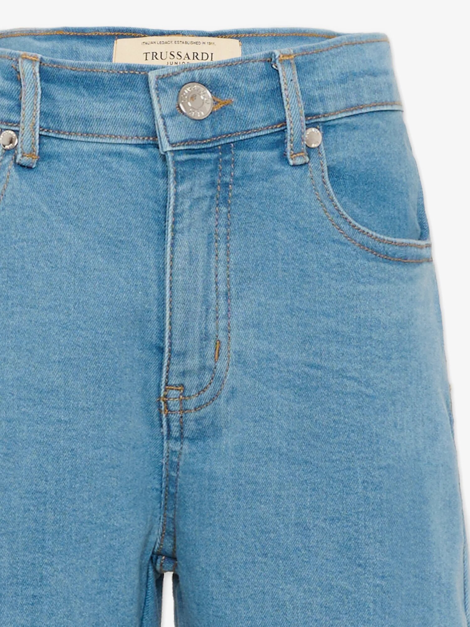 Шорты TRUSSARDI Junior Denim shorts, размер 8 лет, синий — фото 1