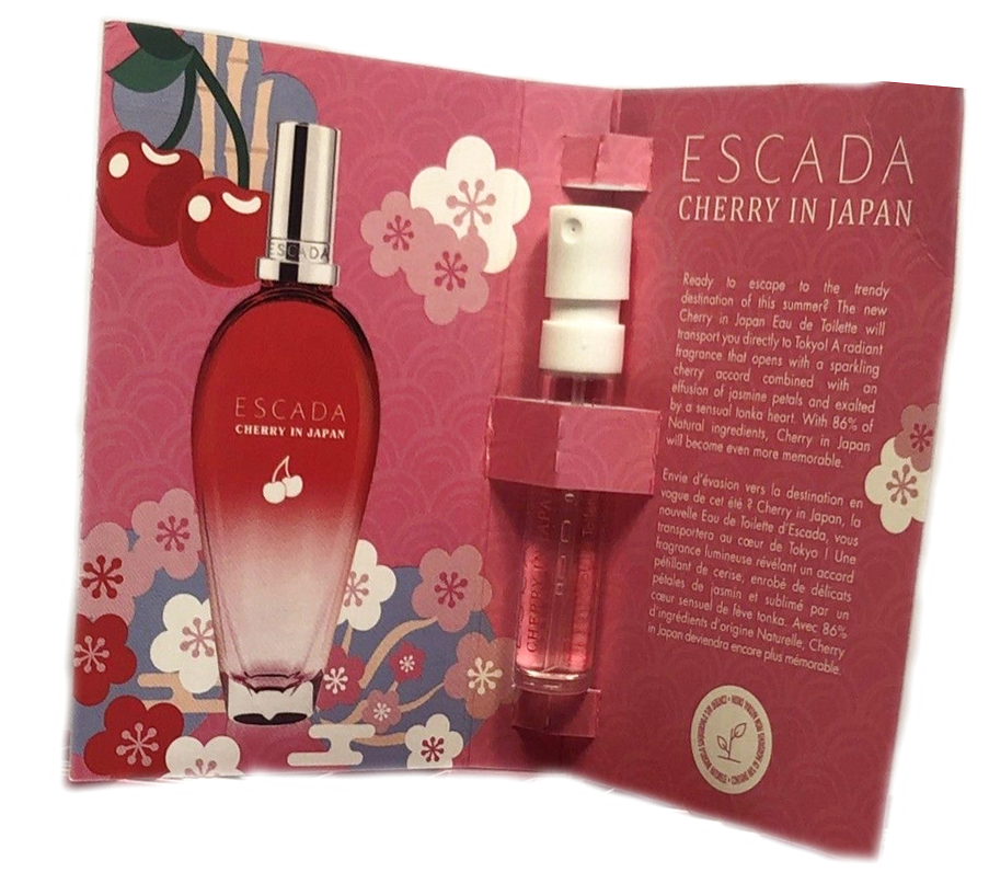 Женские духи Escada Cherry In Japan 1.2 мл сэмпл - Эскада Вишня В Японии туалетная вода миниатюра