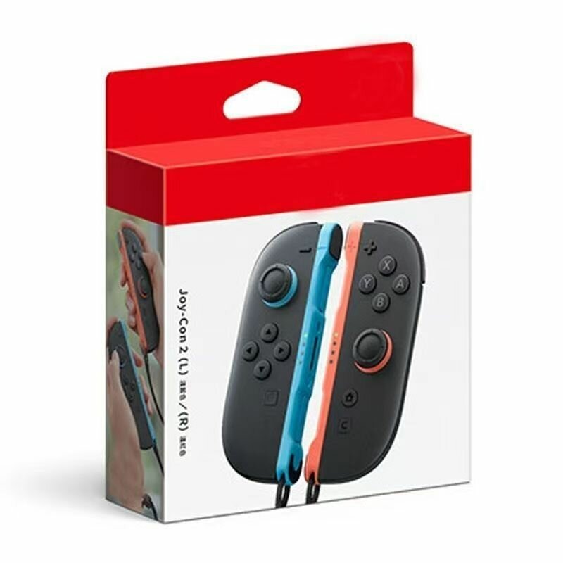 Контроллеры JOY-CON 2 для Nintendo Switch 2 + ремешки (Черный)