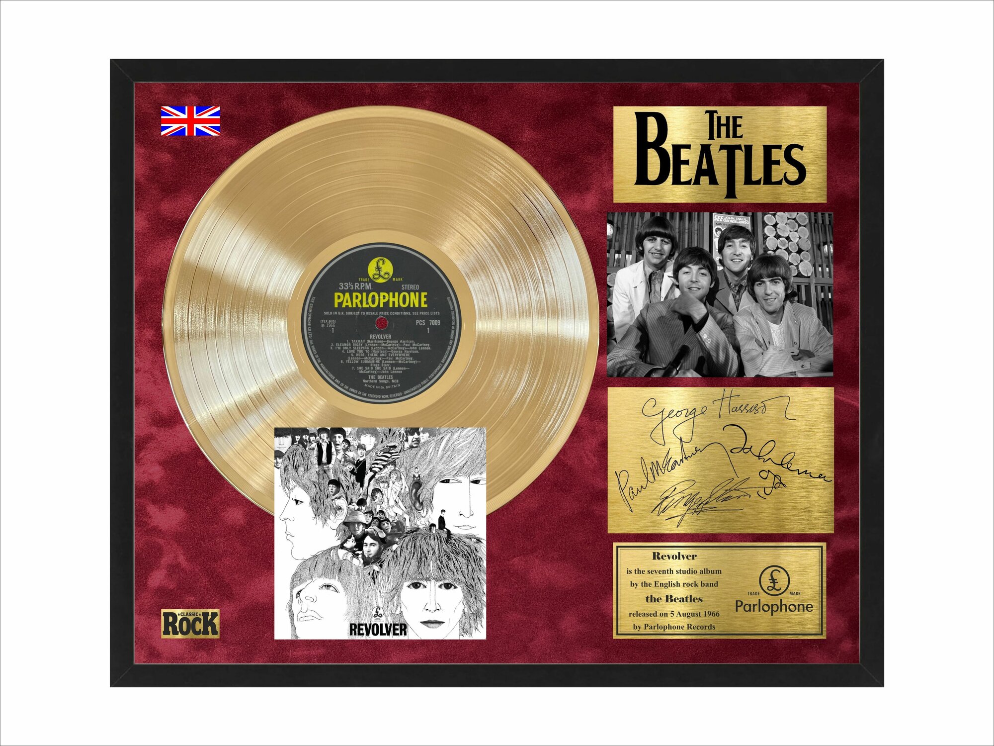 The Beatles Revolver картина с винилом