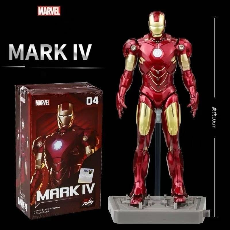 Фигурка премиум Marvel MARK IV Железный Человек (10 см) Disney, Marvel，ZD TOYS