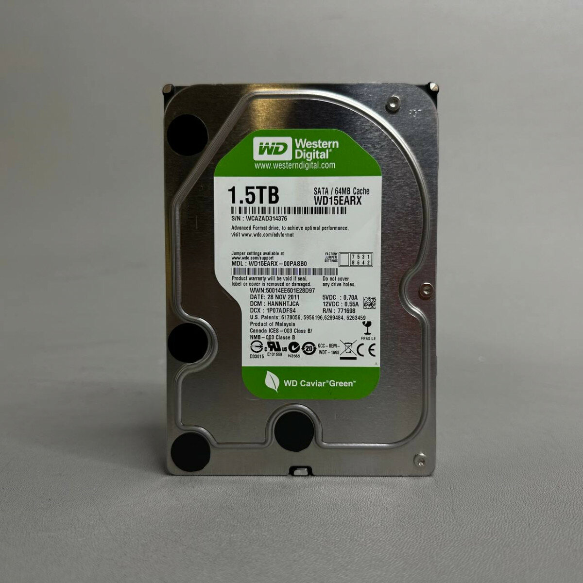 Жесткий диск Western Digital WD15EARX 1,5Tb (376)
