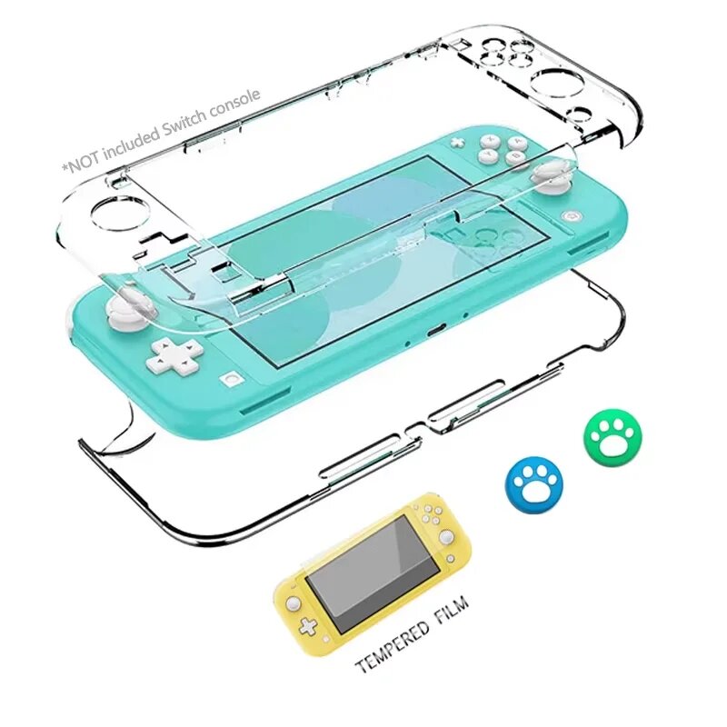 Чехол DATA FROG Crystal Shell для Switch Lite Case and Film