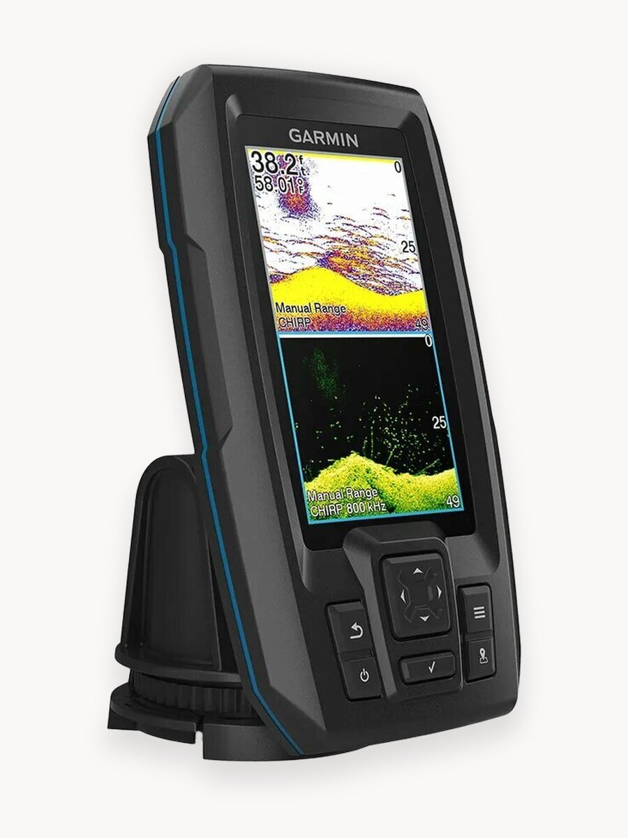 Эхолот Garmin Striker Vivid 4CV, с датчиком GT20, GPS, контрастный экран 4,3"
