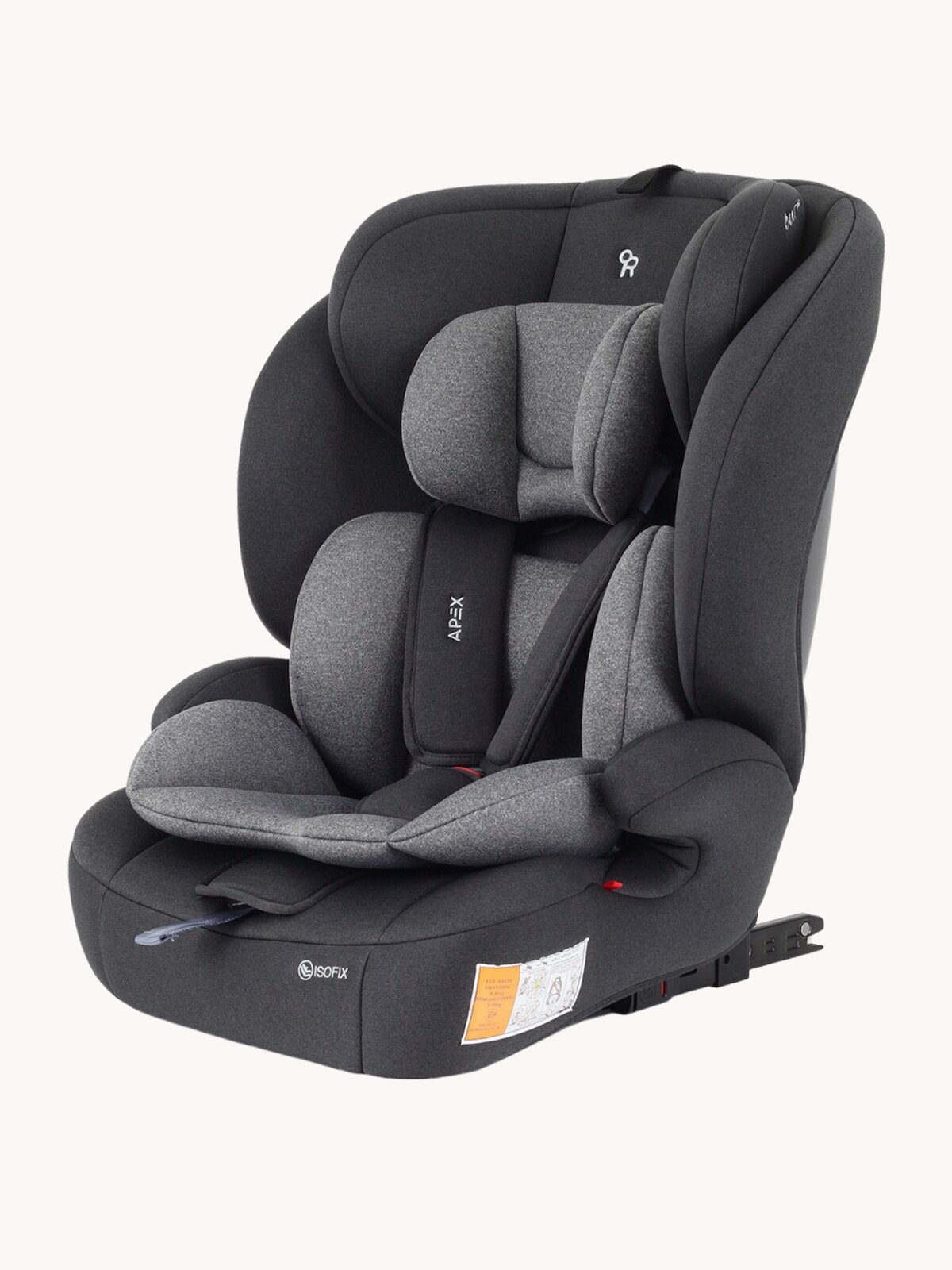 Автокресло детское RANT basic Apex ZY27F isofix группа 1-2-3 (9-36 кг), Grey