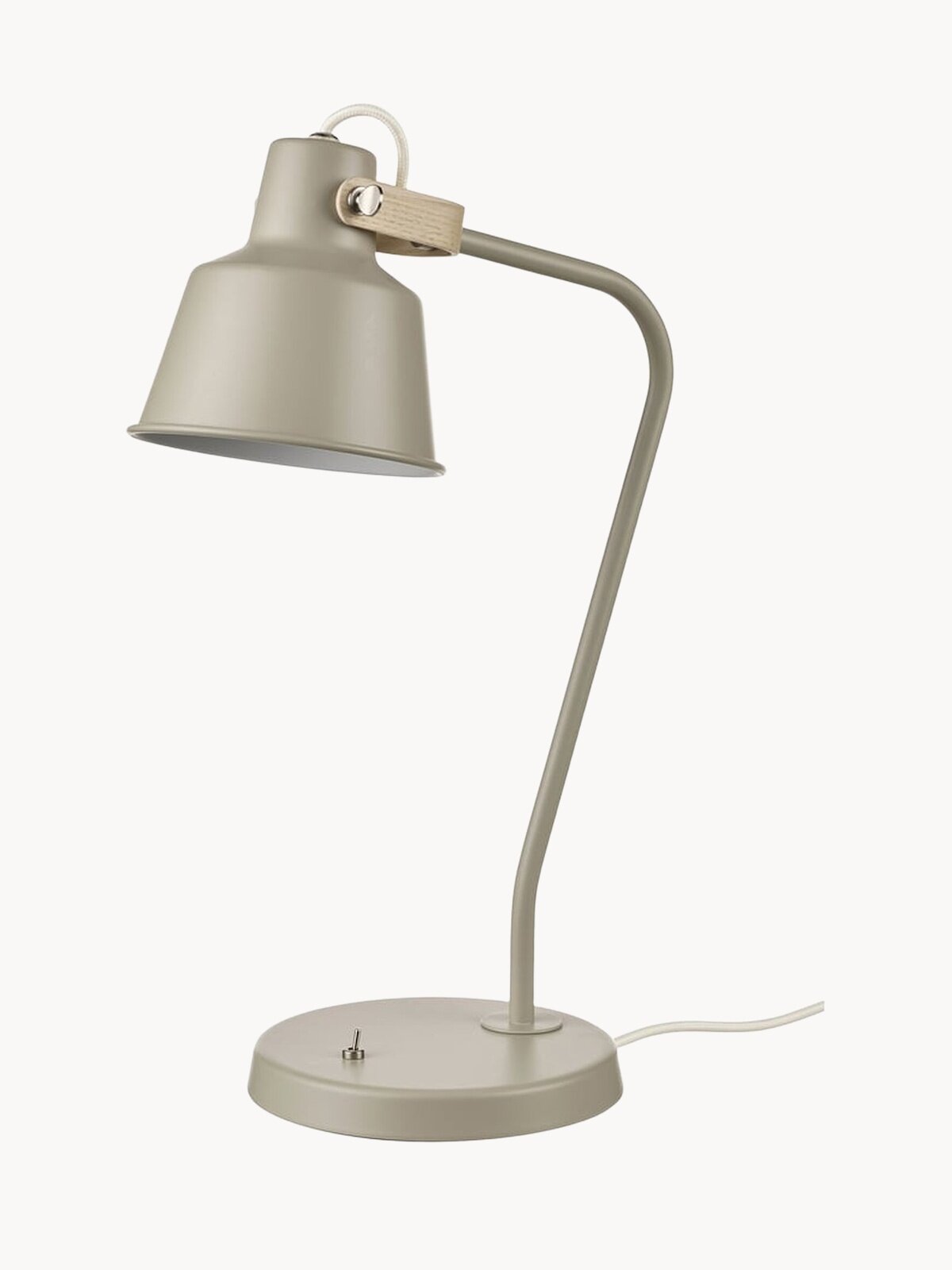 Настольная лампа IKEA SJOMAKT, цвет бежево-пепельный, 905.956.66_IKEA