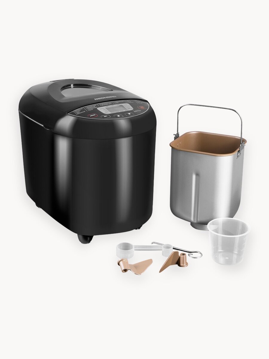 Хлебопечь редмонд RBM-1915, выбор цвета корки, 19 программ, мощность 550Вт