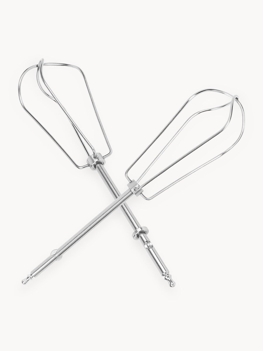 Набор из 2 электрических насадок для миксера, ручная взбивалка для яиц, аксессуары из нержавеющей стали