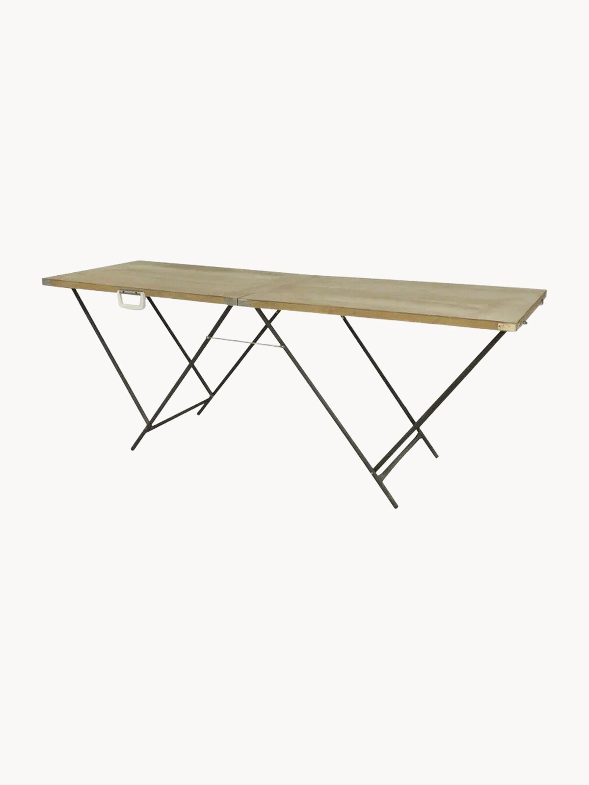 Стол складной для уличной торговли, 2-х секционный. Столешница из фанеры, Размер 1800х600х650 мм, до 20 кг.- 1 шт.