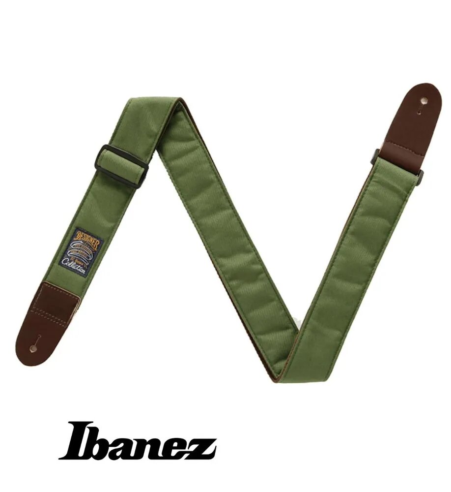 IBANEZ DCS50-MGN Designer Collection Гитарный ремень (Зеленый мох / Moss Green)
