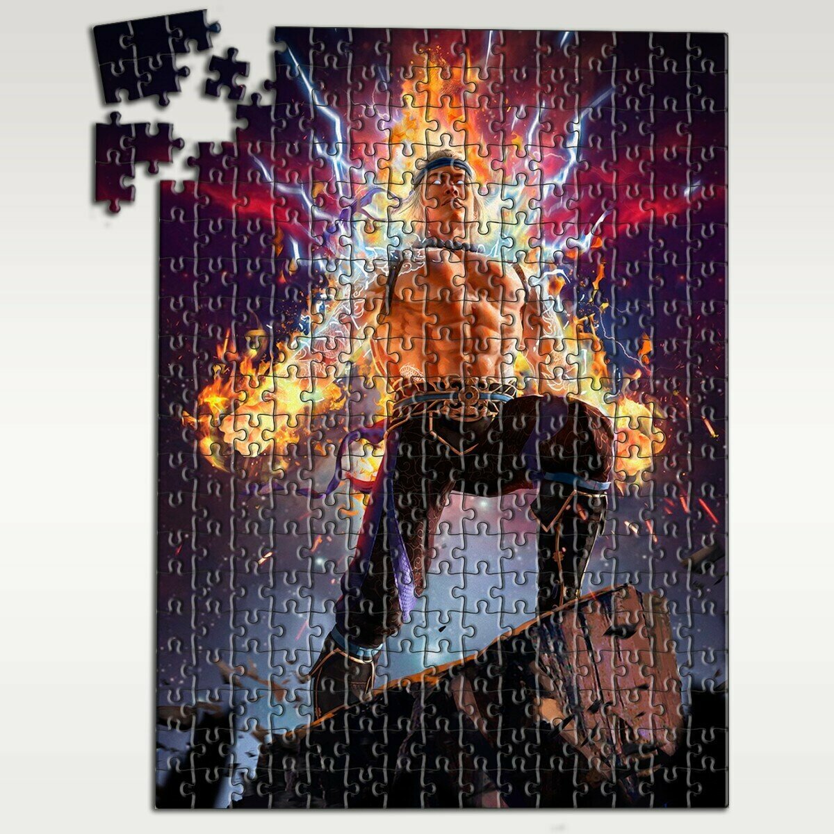 Пазл картонный А3: модель игра Mortal Kombat - 8181 П