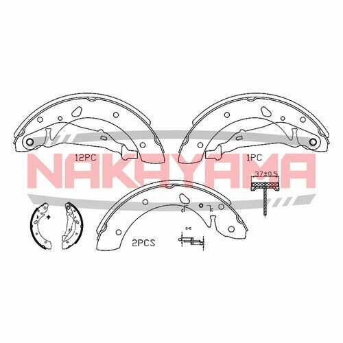 Колодки тормозные Nakayama HS7231NY