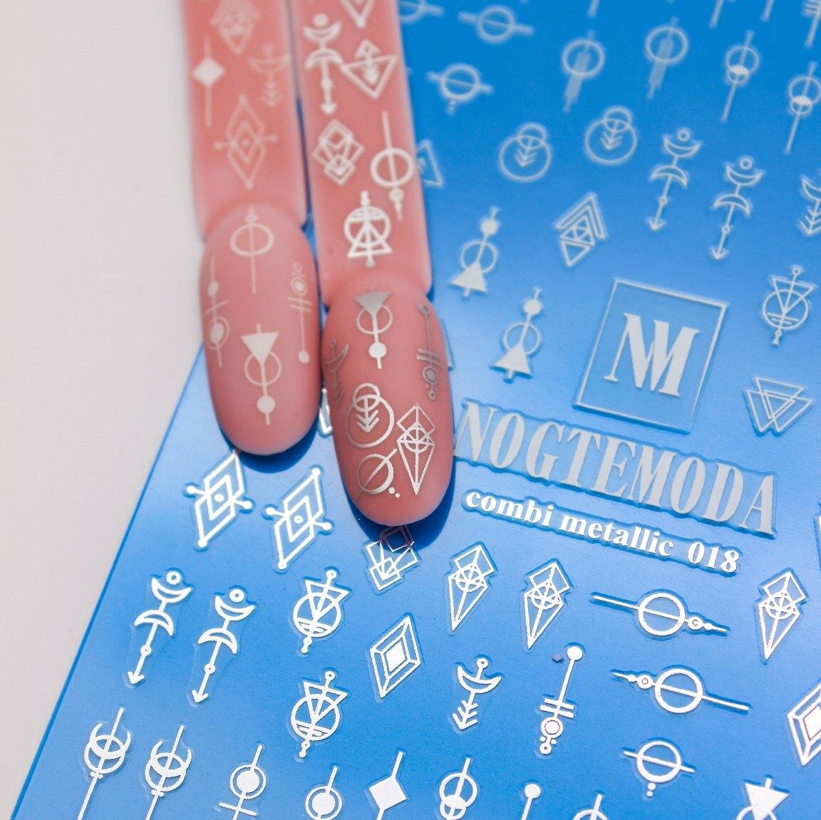 Наклейки Combi Metallic NogteModa №018