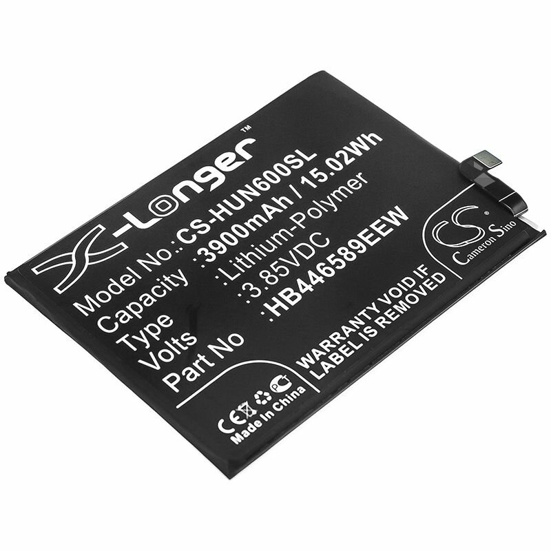 Аккумулятор CameronSino CS-HUN600SL для Huawei Nova 6 (HB446589EEW) 3900mah