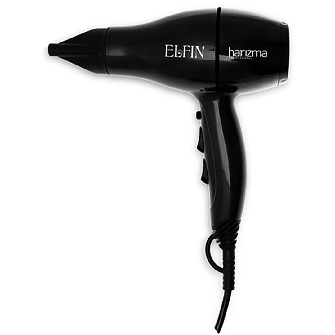 Профессиональный компактный фен Harizma Elfin 1900Вт h10221-06 черный
