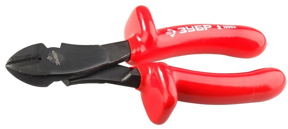 ЗУБР Бокорезы "электрик" усиленные, диэлектрические, высоковольтные до ~1000В, маслобензостойкая рукоятка, 170мм, ЗУБР Мастер 2214-6-17, ( 2214-6-17_z02 )