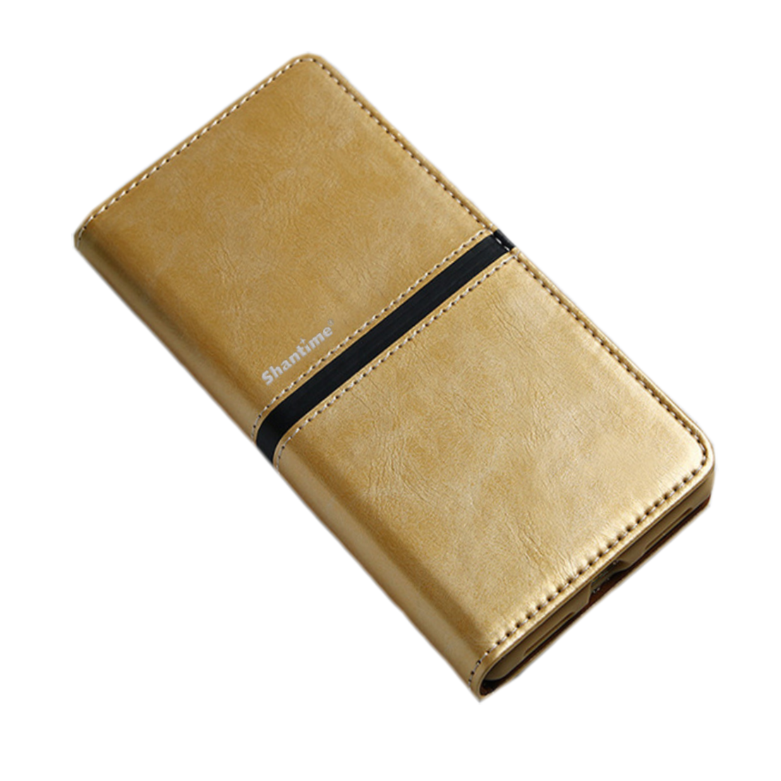 Чехол MyPads "Золотая полоса", для Ulefone Power 3L, водоотталкивающий, золотистый