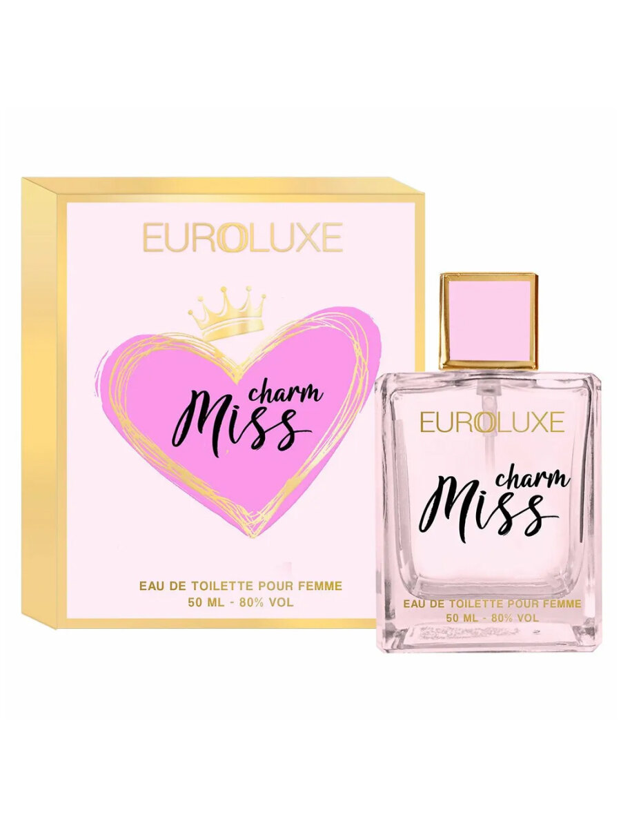 Euroluxe/Туалетная вода Miss charm женская 50 мл/ Парфюм женский