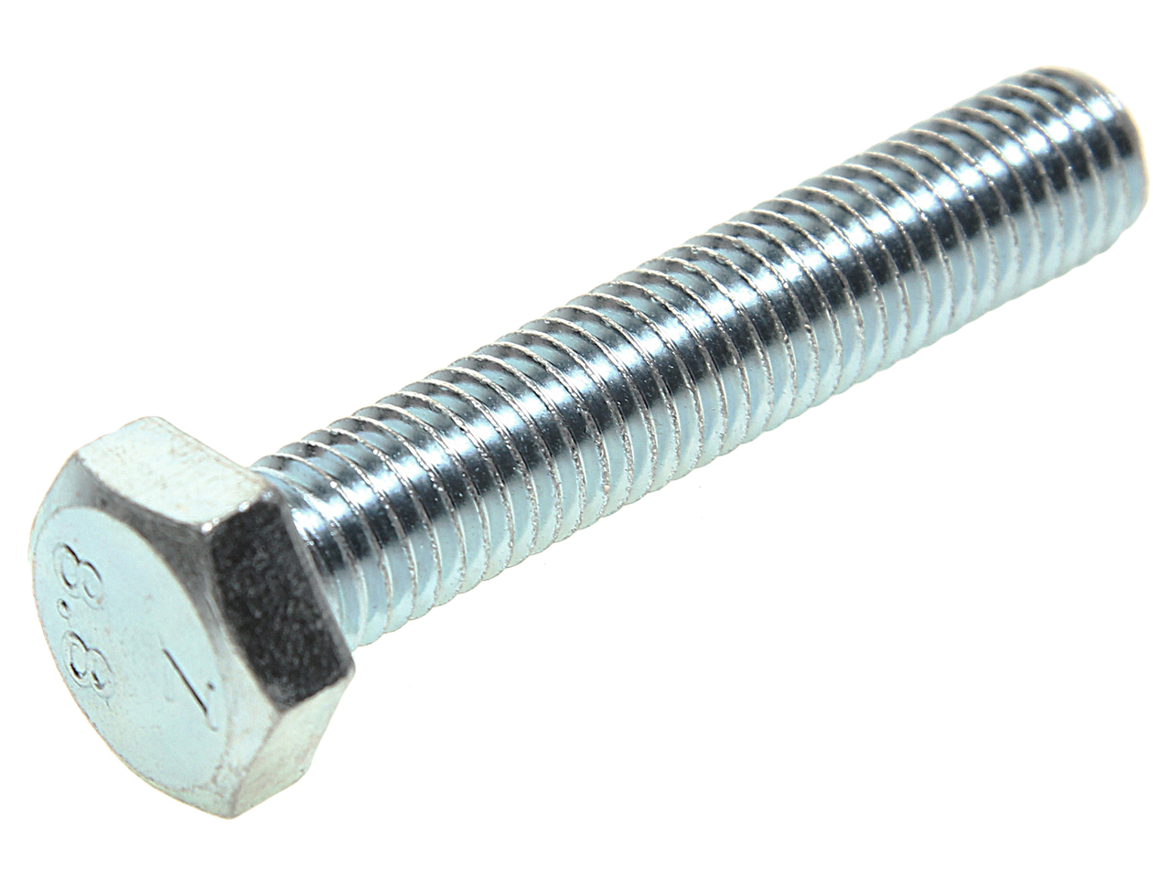 Болт М12х1.75х65 шестигранный оцинкованный кл. прочн. 8.8