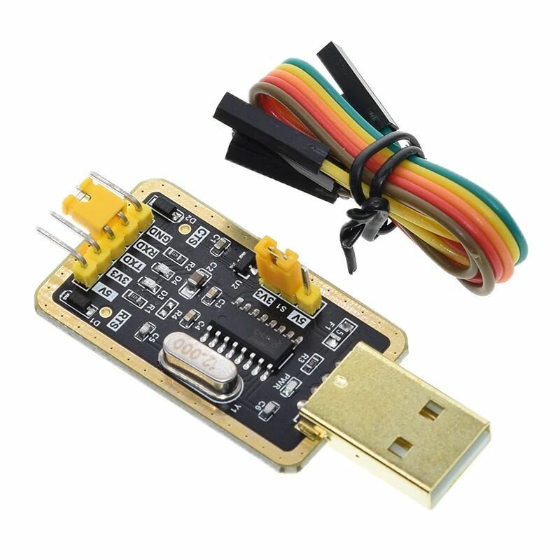 Конвертер USB в TTL (RS232) на базе CH340G, адаптер USB/UART + CTS, RTS ...