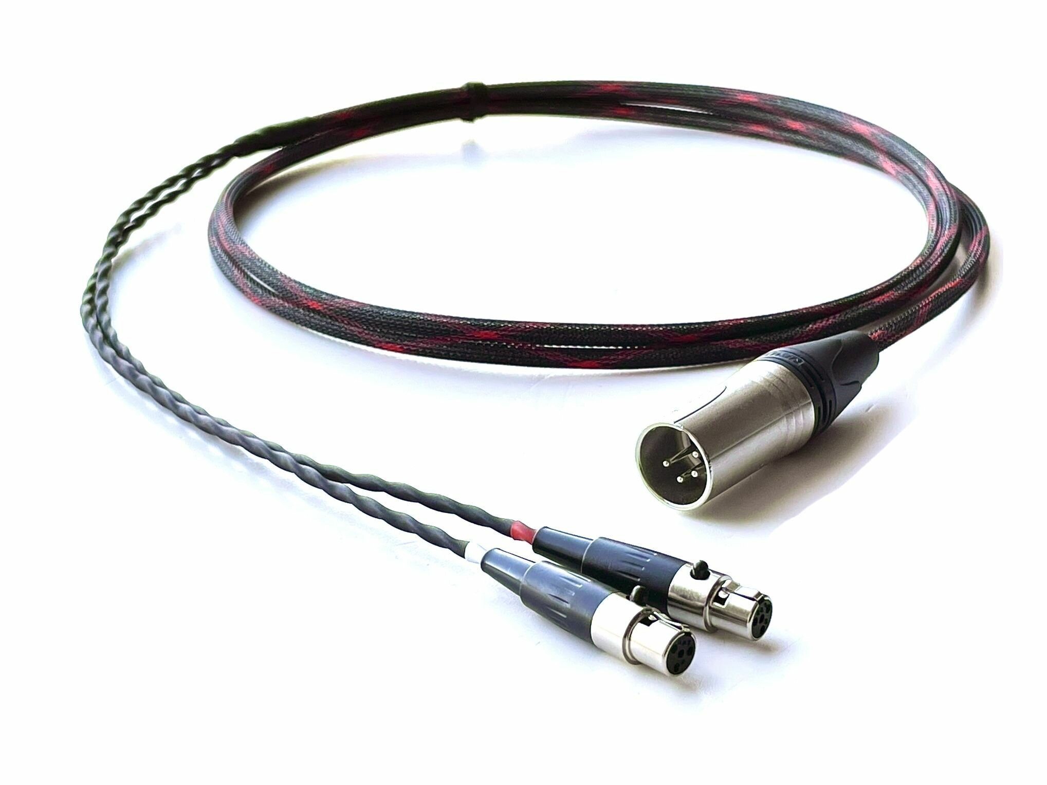 Балансный авторский кабель 2м для Audeze Kennerton Aeon Odin и др. с XLR 4pin