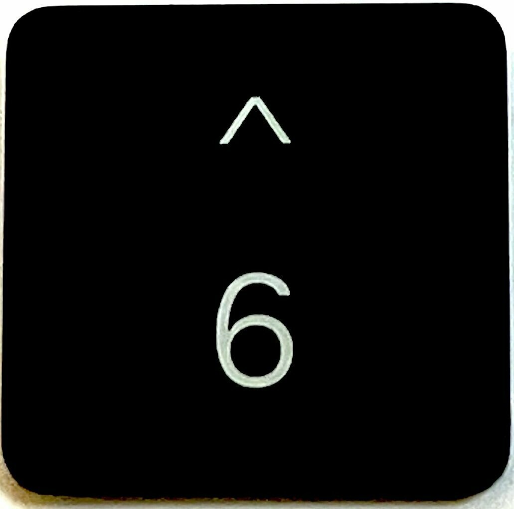 Кнопка US клавиша 6 Macbook pro A1706, A1707, A1708, 12 1534 2017