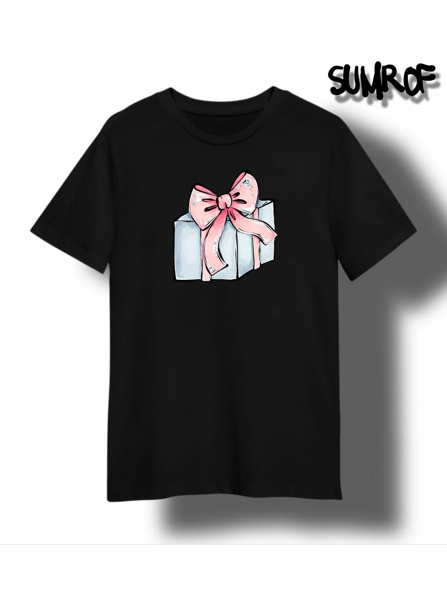 Футболка бантик подарок
