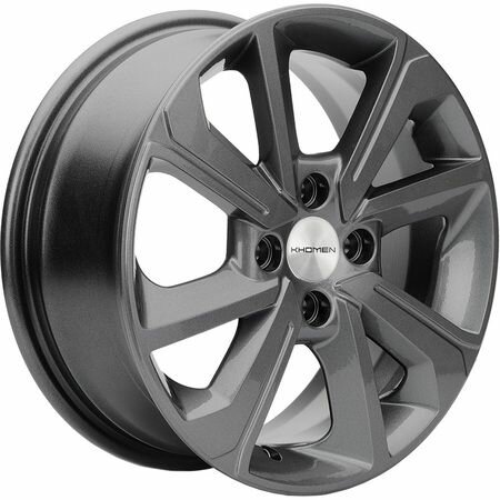 Колесный литой диск KHOMEN KHW1501 (ZV15_Logan) R15x6 4x100 ET40 CB60.1 Gray