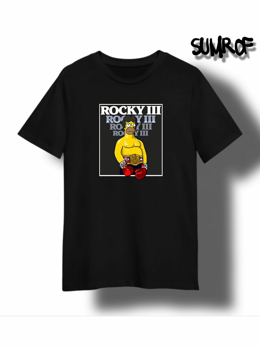 Футболка Zerosell гомер simpsons роки