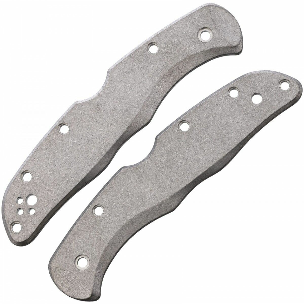 Сменные накладки для ножей Spyderco Endura Flytanium Classic (Titanium Stonewash)